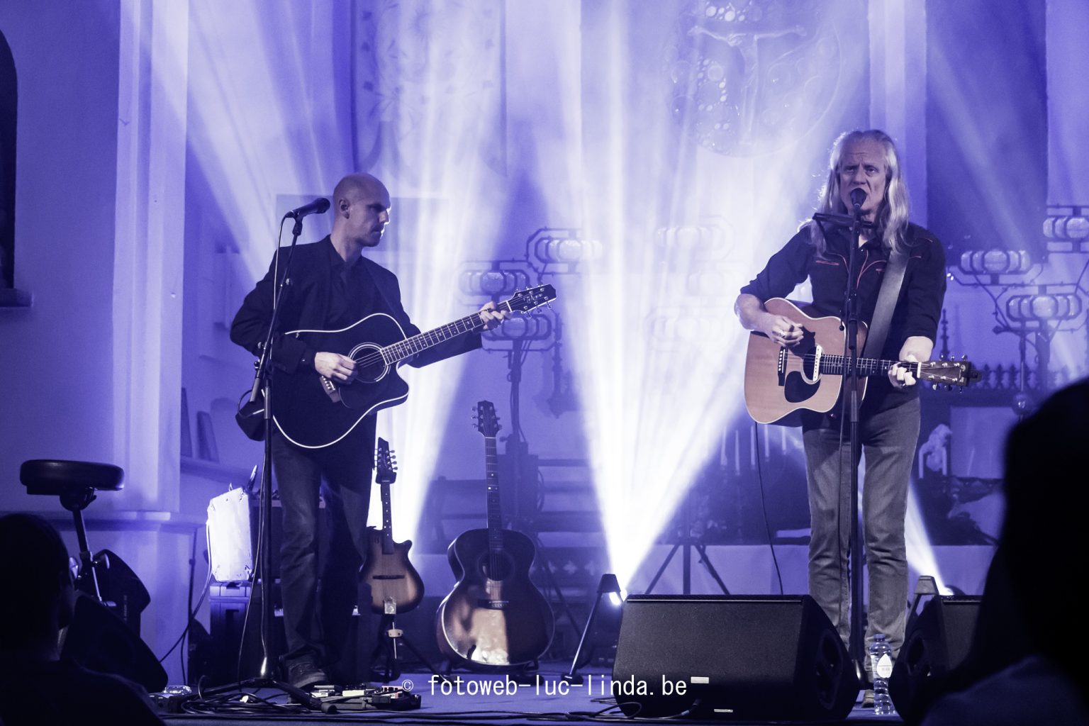 14-11-2025 Guy Swinnen en Yves Verthongen in de kerk van Westrode ...